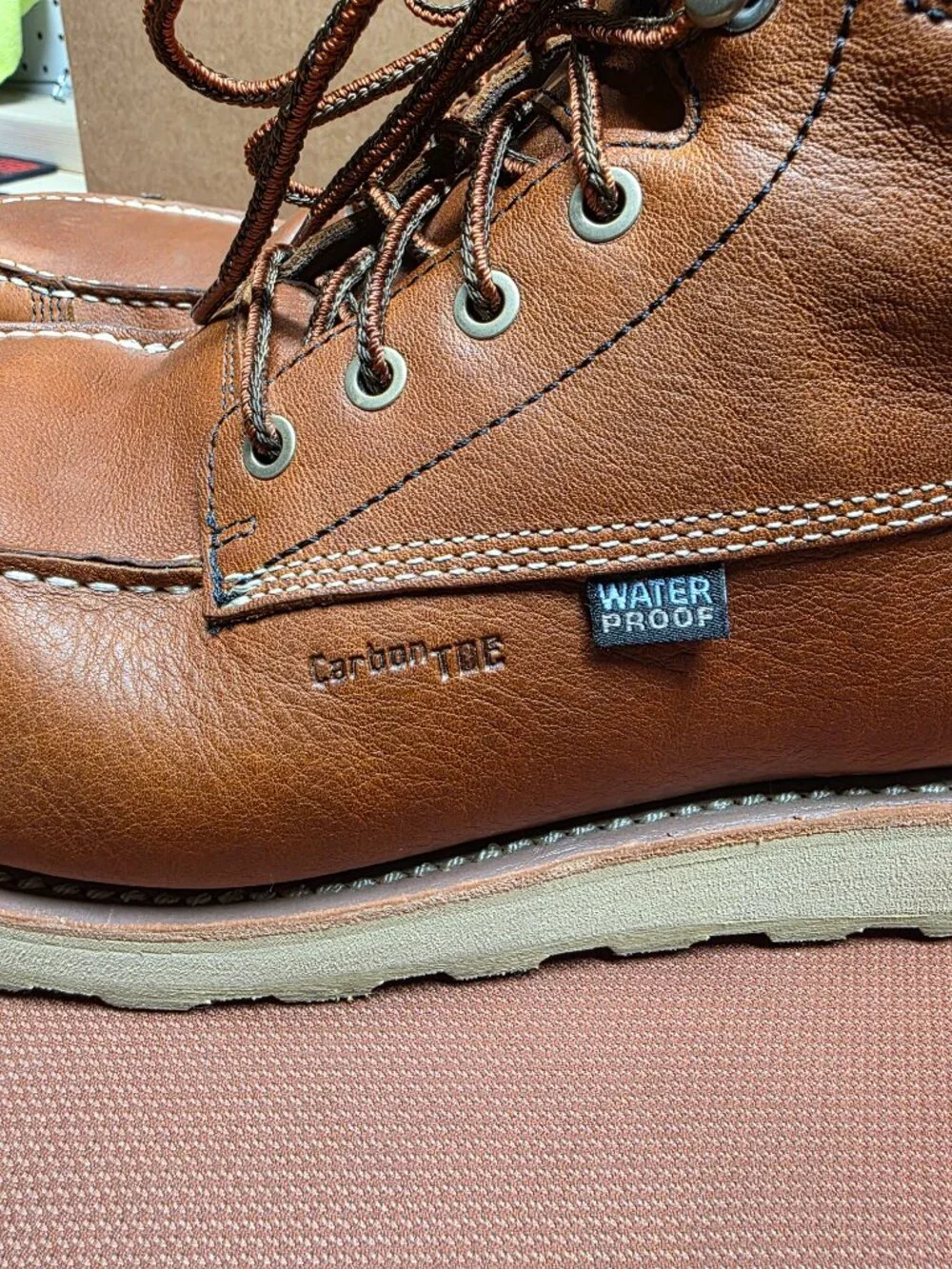 Carolina | Shoes | Carolina Mens Moc Safety Toe Leather Work Boots Mens ...